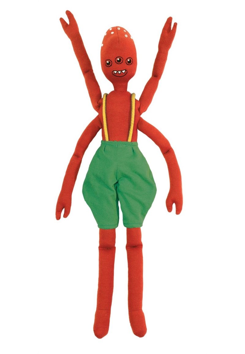 BAJO TOBY THE ALIEN - Peluche - red/rouge - ZALANDO.FR