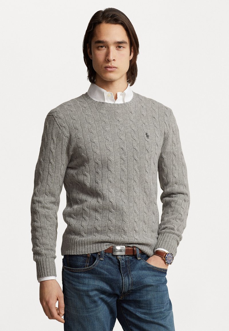 Polo Ralph Lauren Jumper - fawn grey heather/grey - Zalando.co.uk