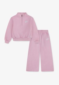 Nike Sportswear WIDE LEG CLUB - Tuta - medium soft pink/rosa - Zalando.it
