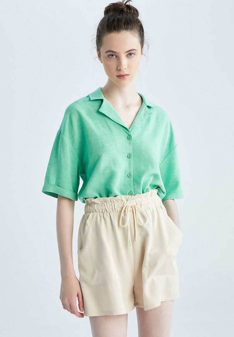Defacto Relax Fit Overhemdblouse Turquoise Mintgroen Zalando Be