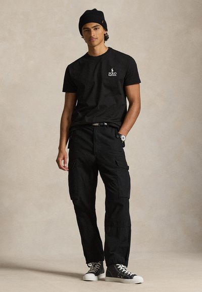 Polo Ralph Lauren CLASSIC FIT LOGO JERSEY T-SHIRT - T-paita - black ...