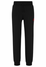HUGO CUT LOGO - Pantalon de survêtement - black one/noir - ZALANDO.CH