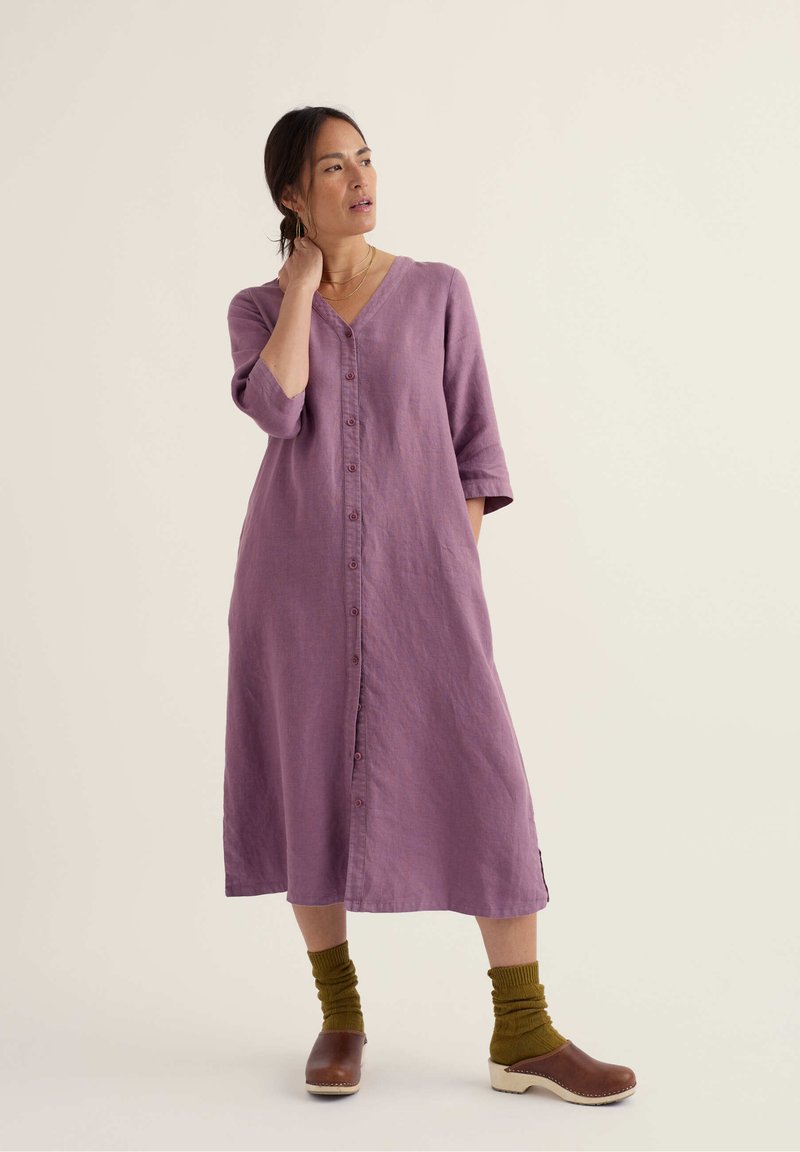 Seasalt Cornwall WORD POSEY - Shirt dress - purple verbena/purple - Zalando
