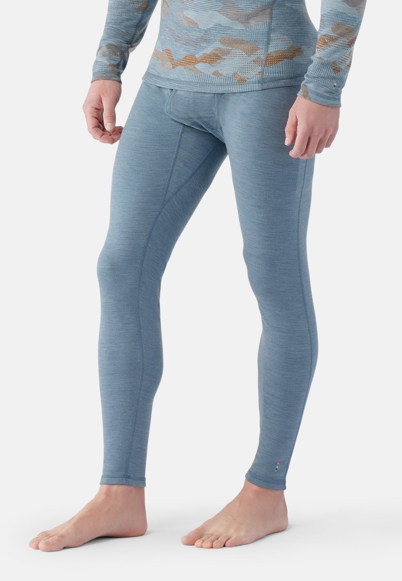 Smartwool CLASSIC THERMAL MERINO BASE LAYER - Onderbroek - pewter blue ...