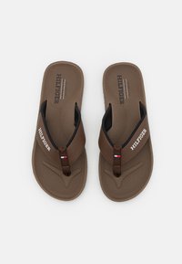 Tommy Hilfiger PADDED COMFORT - Tongs - legacy brown/marron - ZALANDO.FR