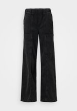 Gap Tall UTILITY EASY WIDE LEG MAXWELL - Relaxed fit jeans - black ...