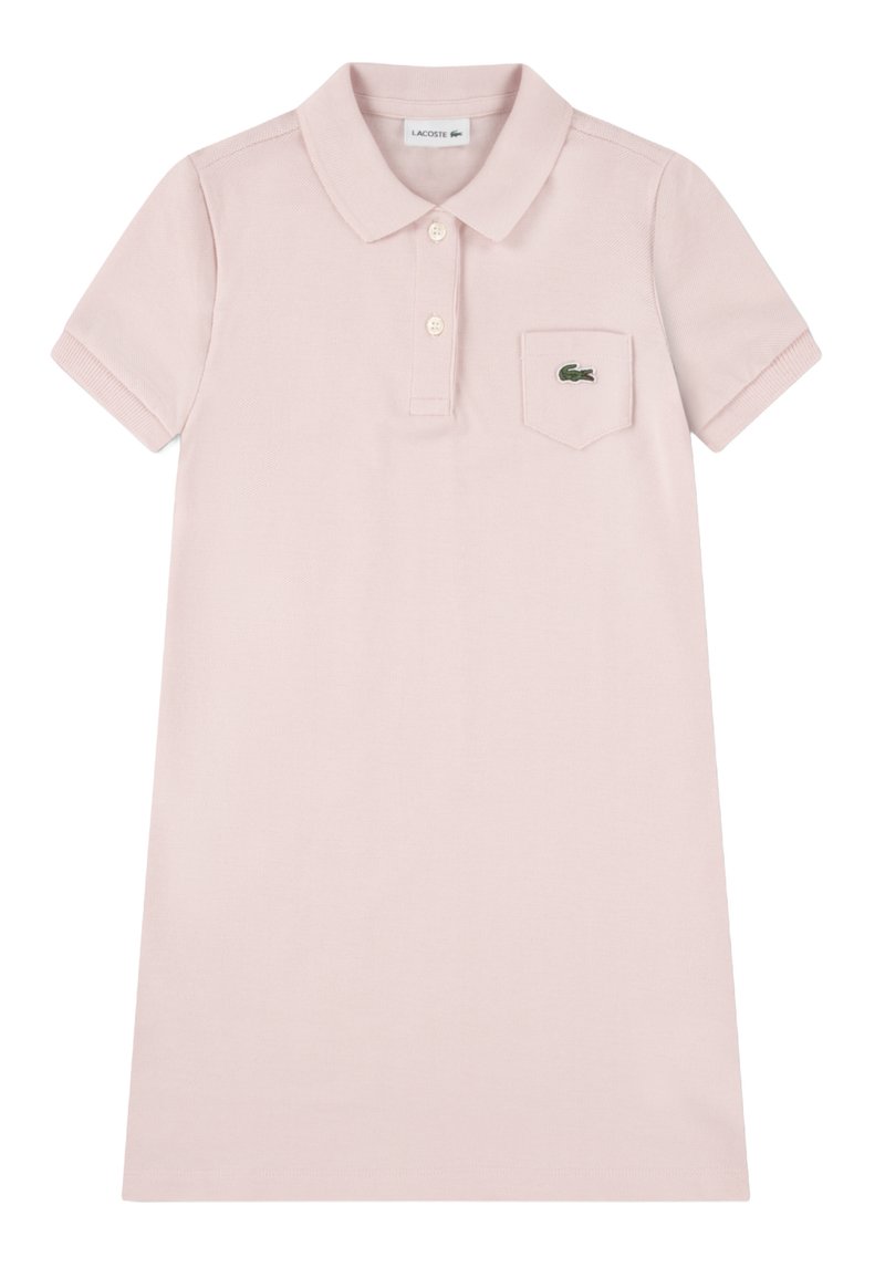 Lacoste SHORT SLEEVE - Robe de jour - nidus pink/rose - ZALANDO.FR