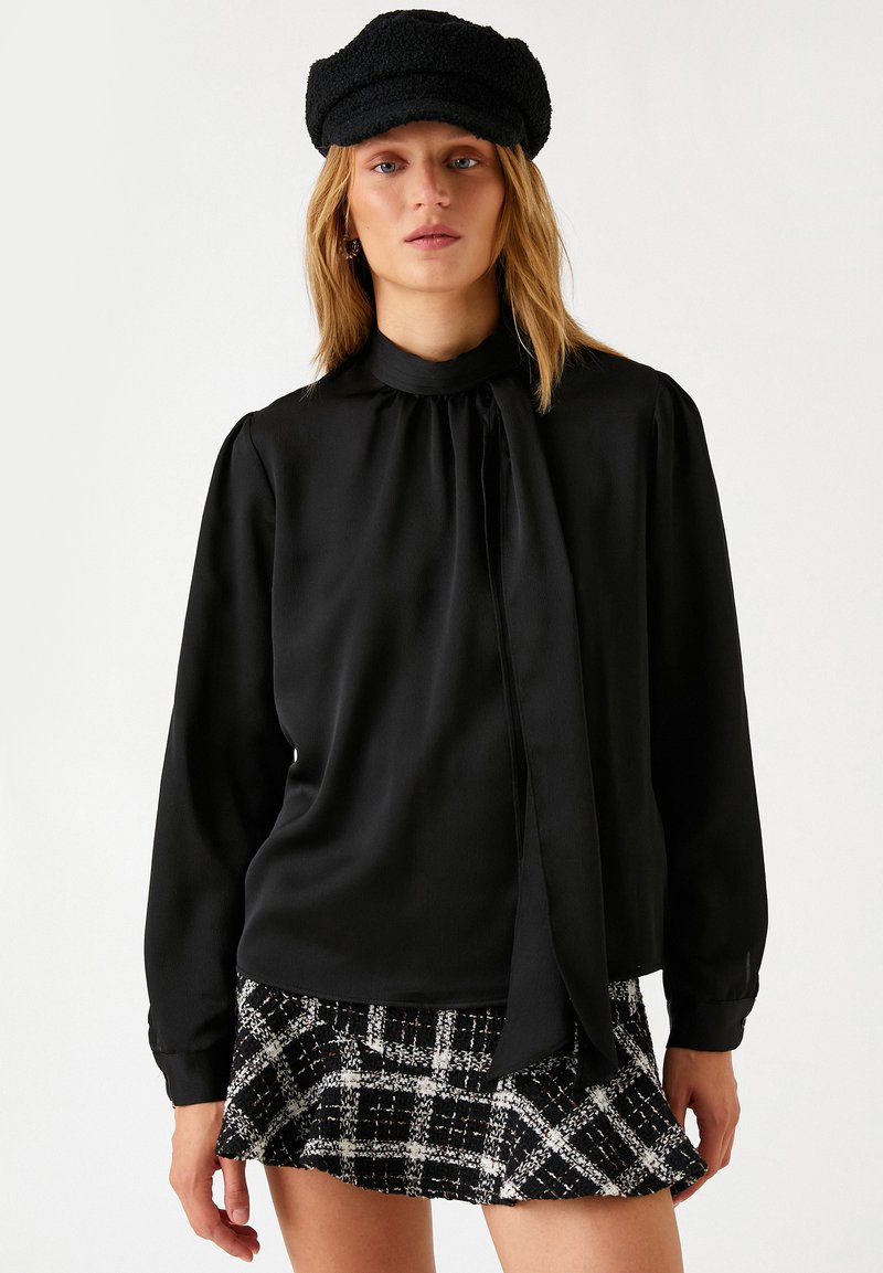 Koton HIGH NECK - Blusa - black/negro - Zalando.es