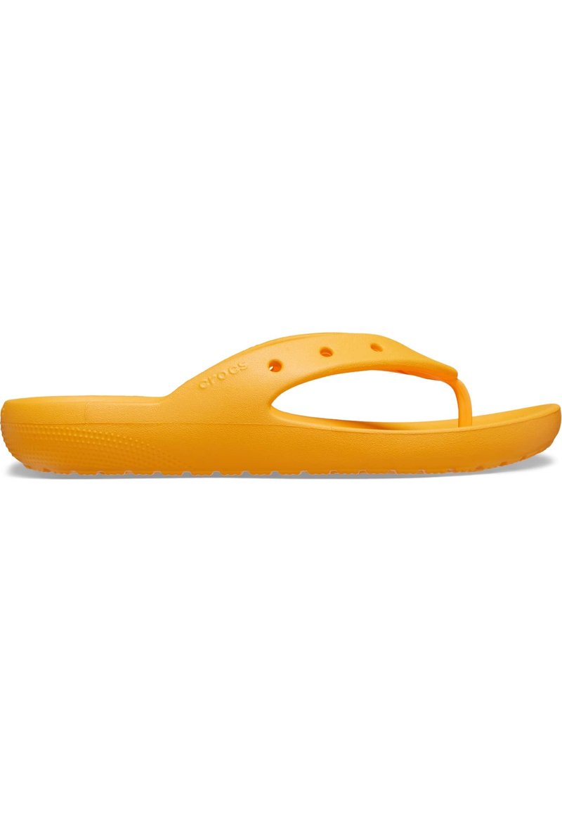 Crocs CLASSIC - Sandales de bain - apricrush/jaune clair - ZALANDO.FR