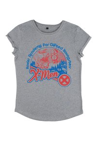 Henry Tiger X-MEN XMEN SUMMER CAMP - T-Shirt print - melange grey ...