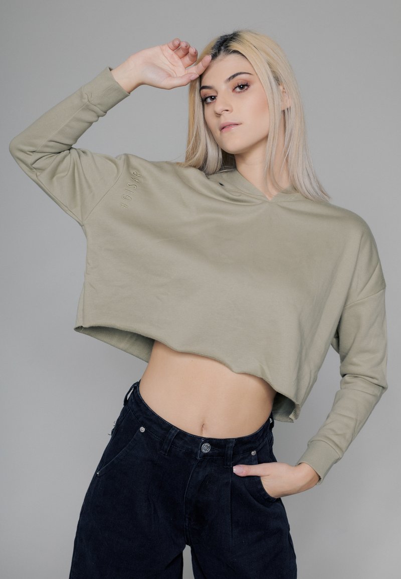 #GISAR EASY - Felpa - olive green/oliva - Zalando.it
