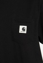 Carhartt WIP WSS POCKET - T-shirt print - czarny/zwart - Zalando.nl