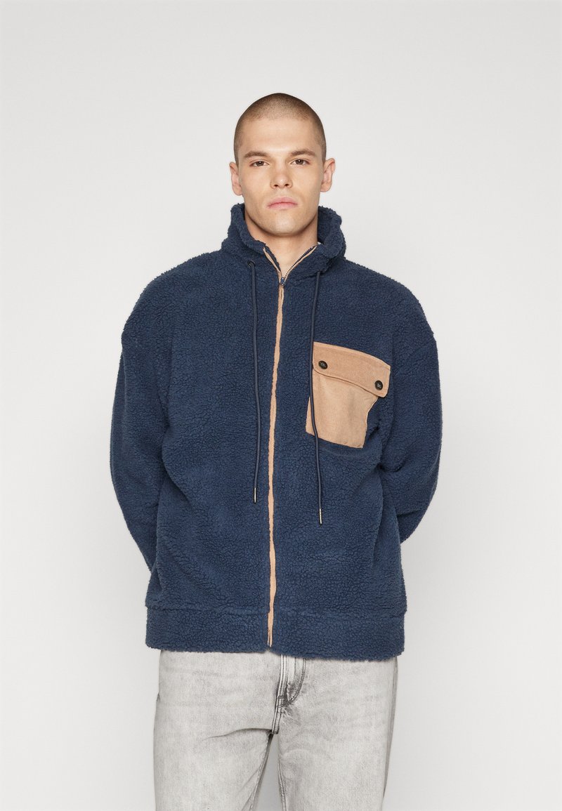 Denim Project DETAIL JACKET - Fleece jacket - orion blue/blue - Zalando.ie