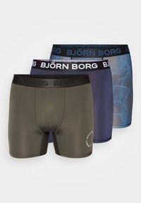 Björn Borg PERFORMANCE BOXER 3 PACK - Boxeri - black/negru - Zalando.ro