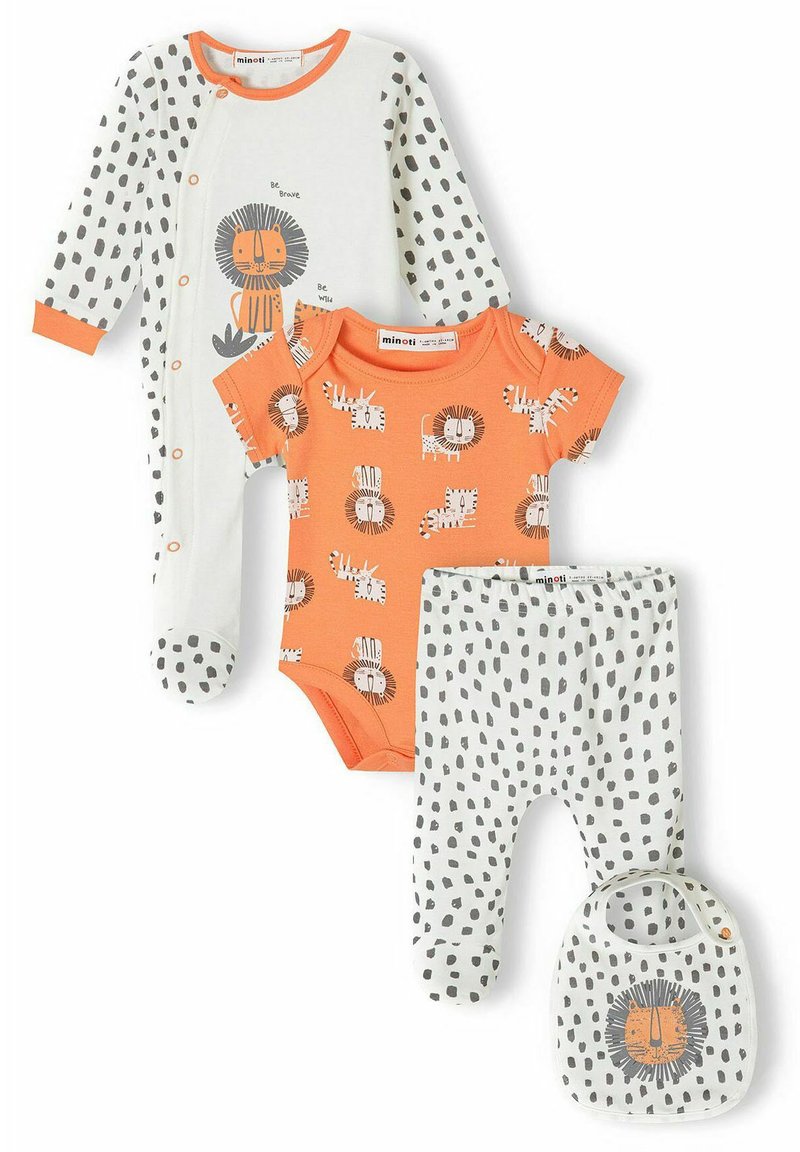MINOTI 4 PCS SET - Body - white orange/offwhite - Zalando