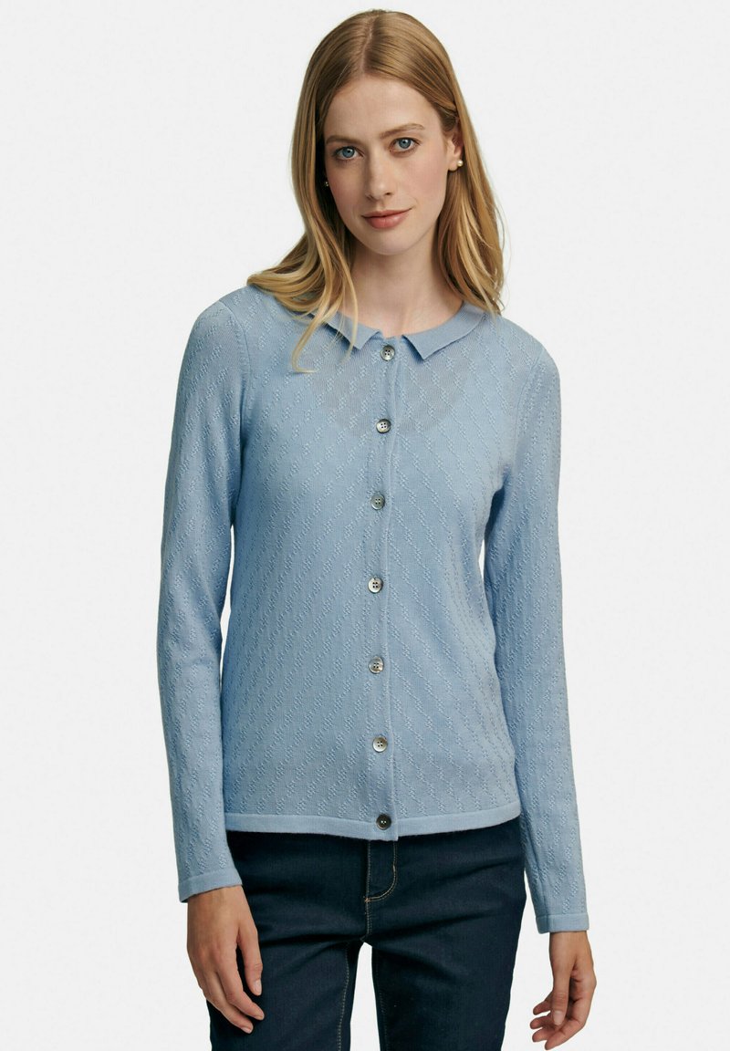 PETER HAHN Cardigan - eisblau/blue - Zalando.de