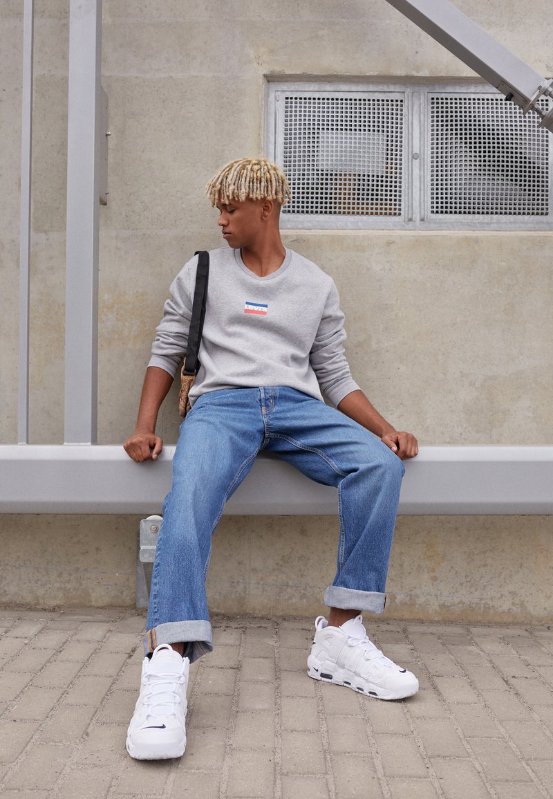 Levi's® STANDARD GRAPHIC CREW - Sweatshirt - midtone heather/grau ...