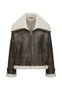 VSP CARMEN - Leather jacket - brown - Zalando