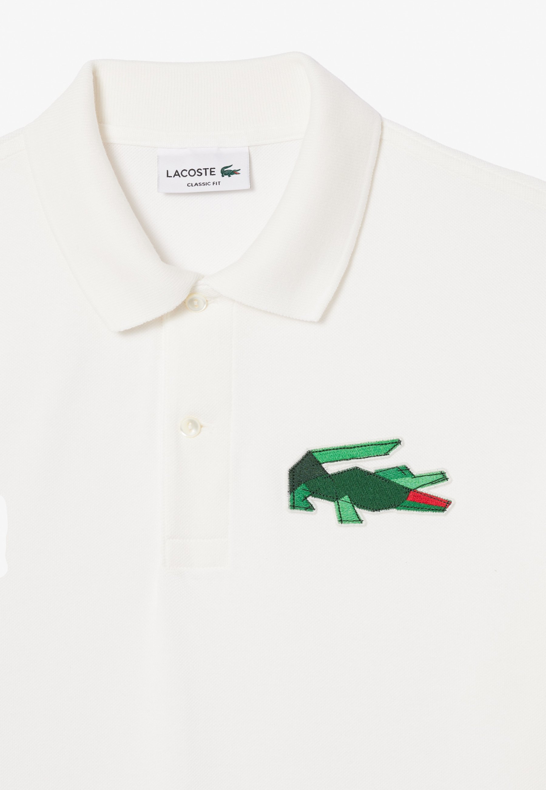 Lacoste Polo blanc v blanc ZALANDO.FR