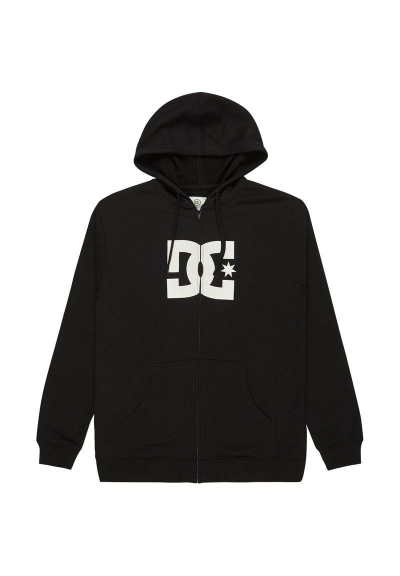 DC Shoes STAR - Zip-up sweatshirt - black - Zalando.co.uk