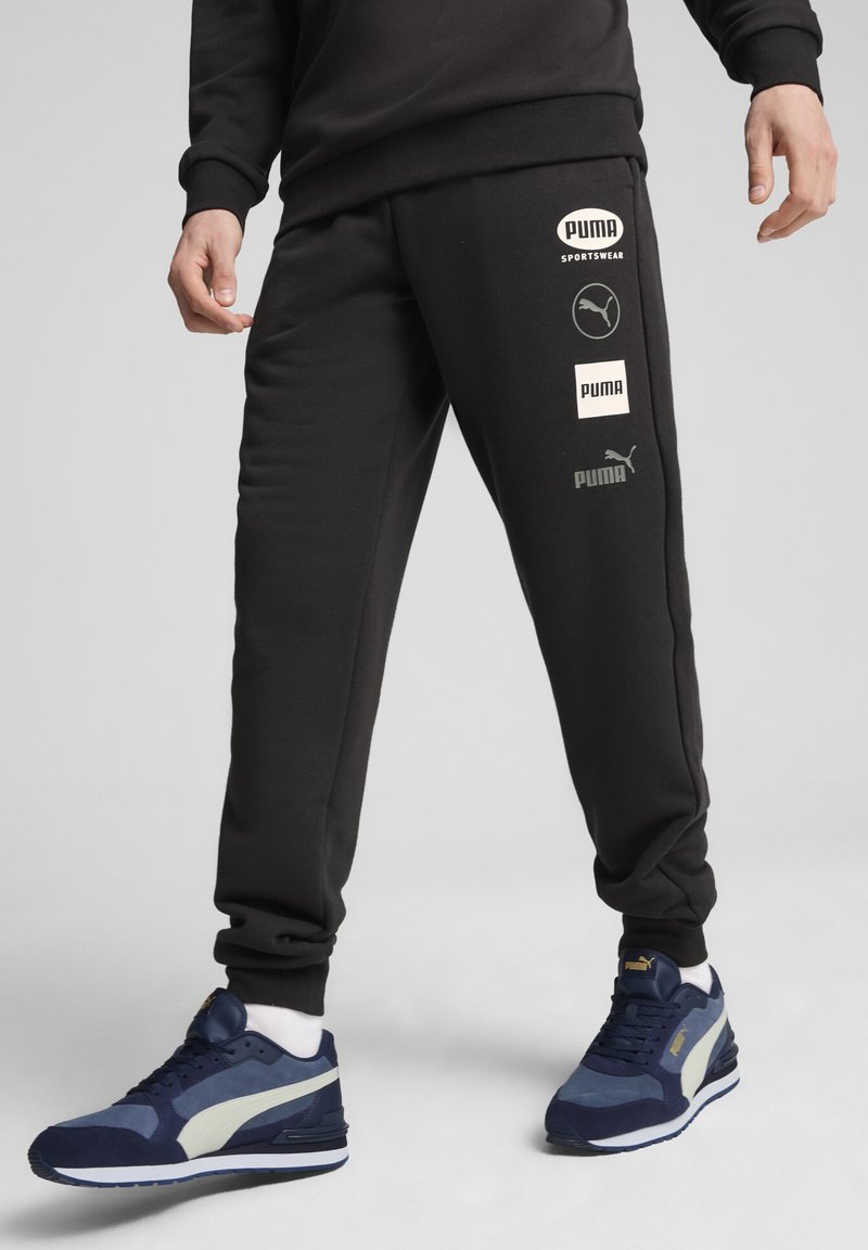 Puma POWER - Spodnie treningowe/czarny - Zalando.pl