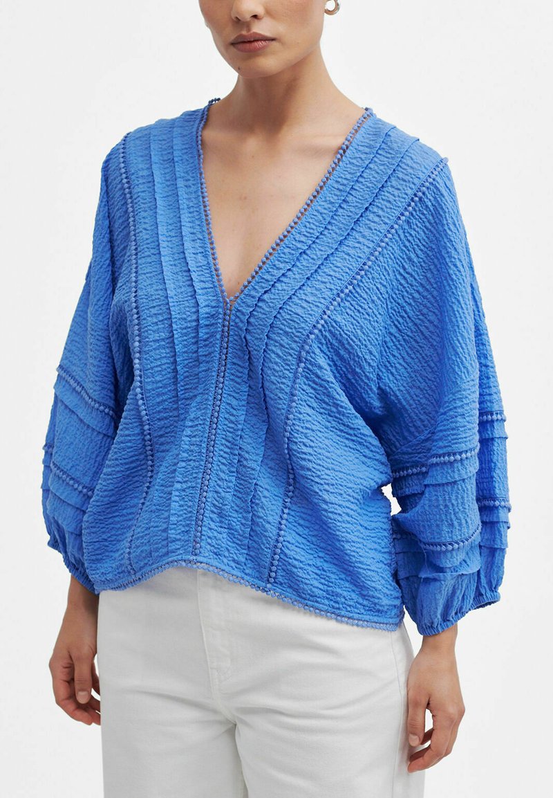 Second Female MALLANI - Blus - dunkelblau/mörkblå - Zalando.se