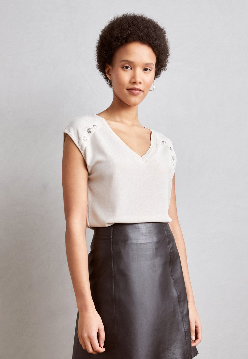 Morgan DILI - T-Shirt print - off white/offwhite - Zalando.de