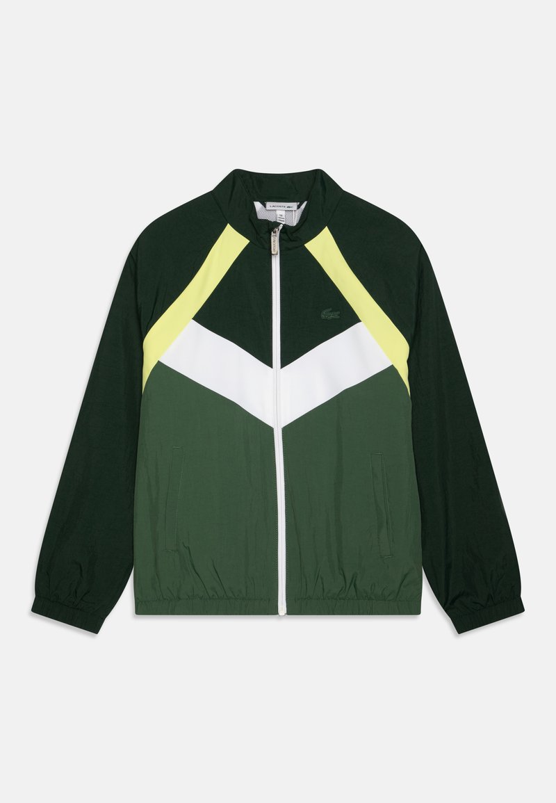 Lacoste Trainingsjacke - sinople/limeira/white/sequoia/dunkelgrün ...