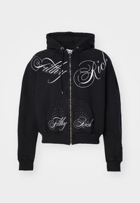 AVAVAV FILTHY RICH HOODIE UNISEX - Zip-up sweatshirt - black - Zalando ...