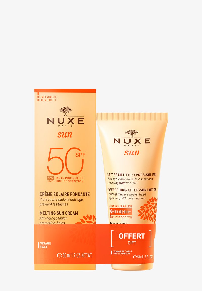 NUXE FACE CREAM SPF50 50ML + FREE AFTER SUN 50ML - Set de soins du ...