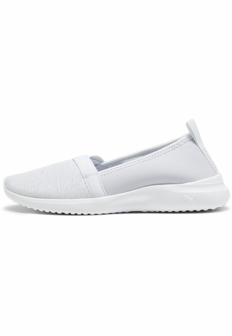 Puma ADELINA - Slipper - silver mist whisp of pink white/grau - Zalando
