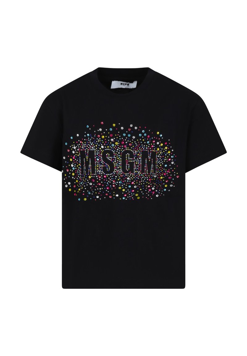 MSGM CON LOGO - T-shirt con stampa - black/nero - Zalando.it