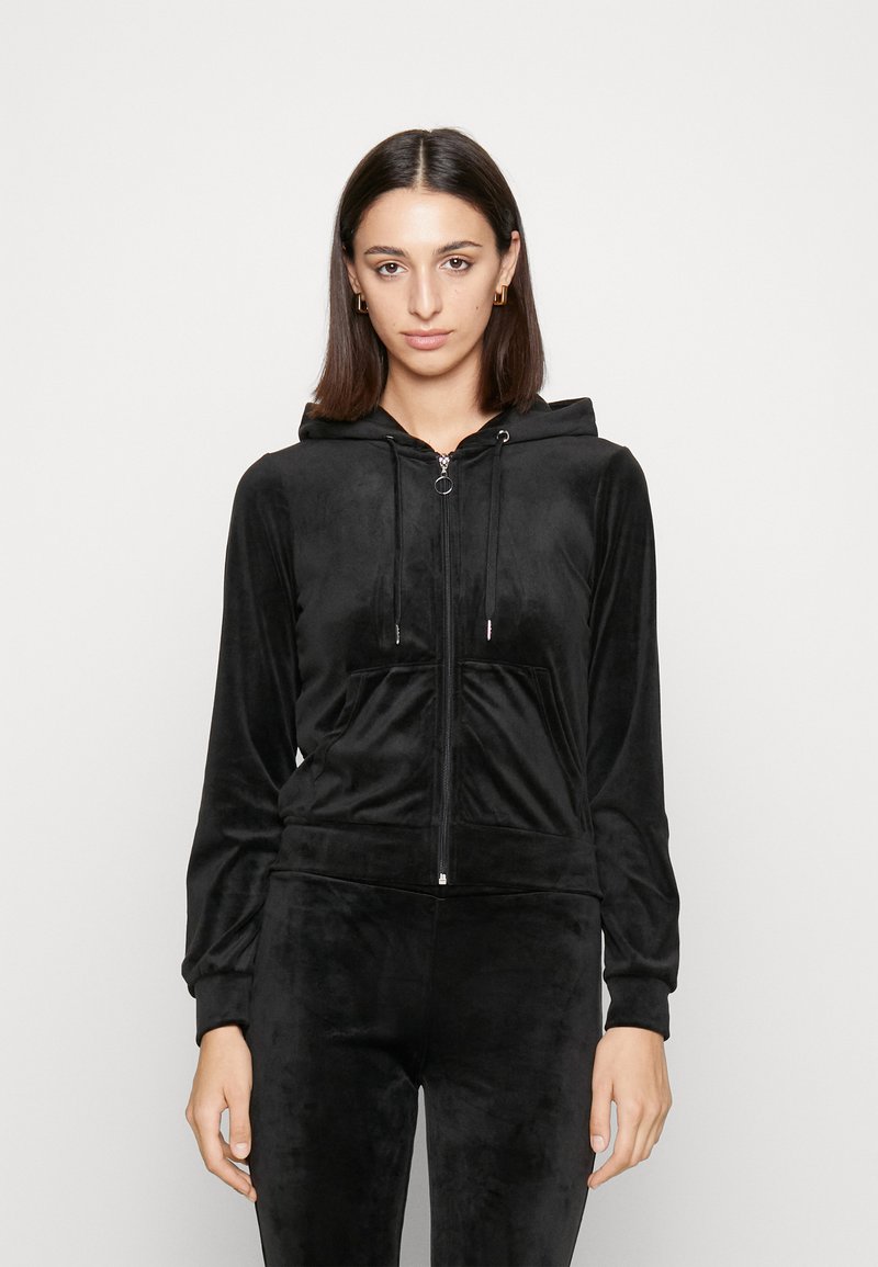 Gina Tricot Tall Cipzáras pulóver - black/fekete - Zalando.hu