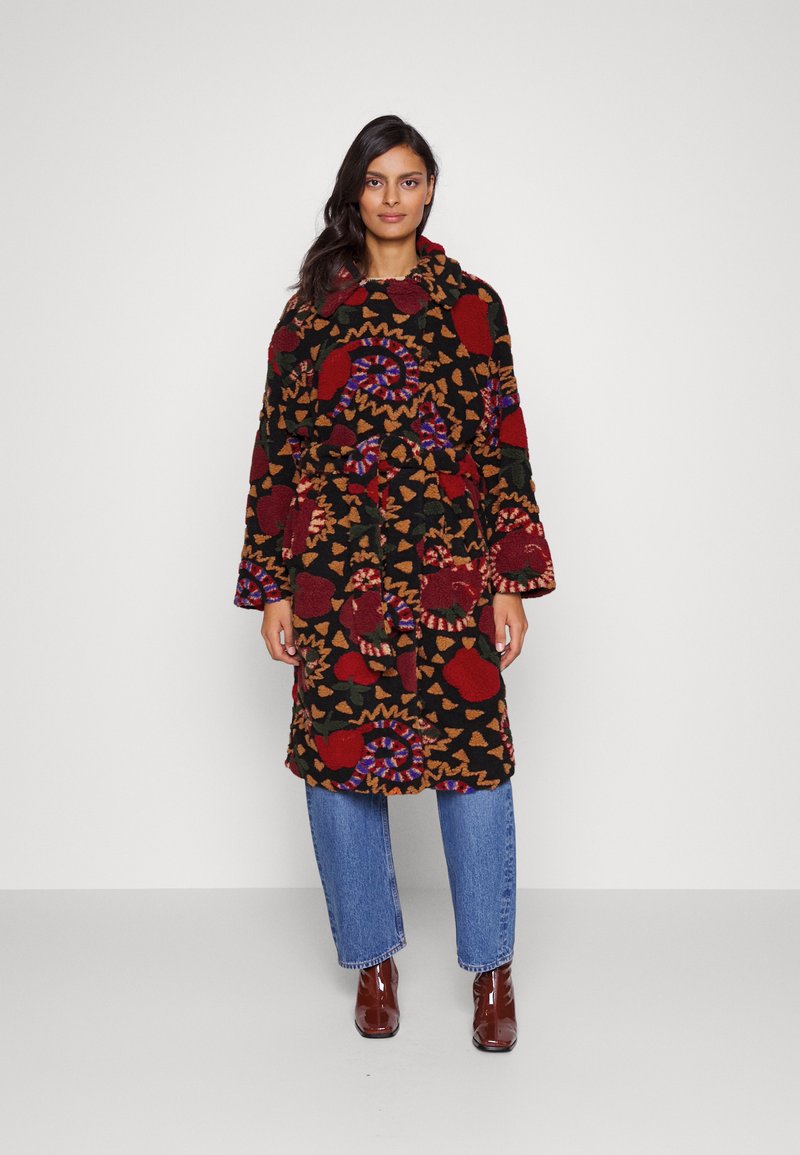 Farm Rio COAT - Classic coat - snake fruit/black/multi-coloured ...