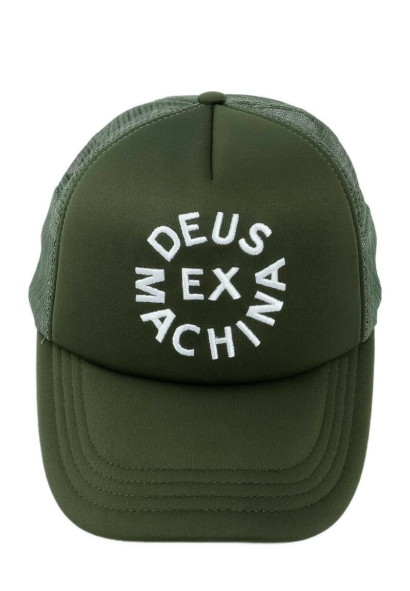 Deus Ex Machina CIRLCE LOGO TRUCKER - Cap - forest green/green - Zalando