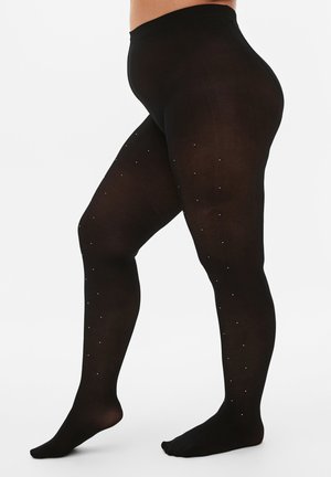 Zizzi Strumpbyxor - black/svart - Zalando.se