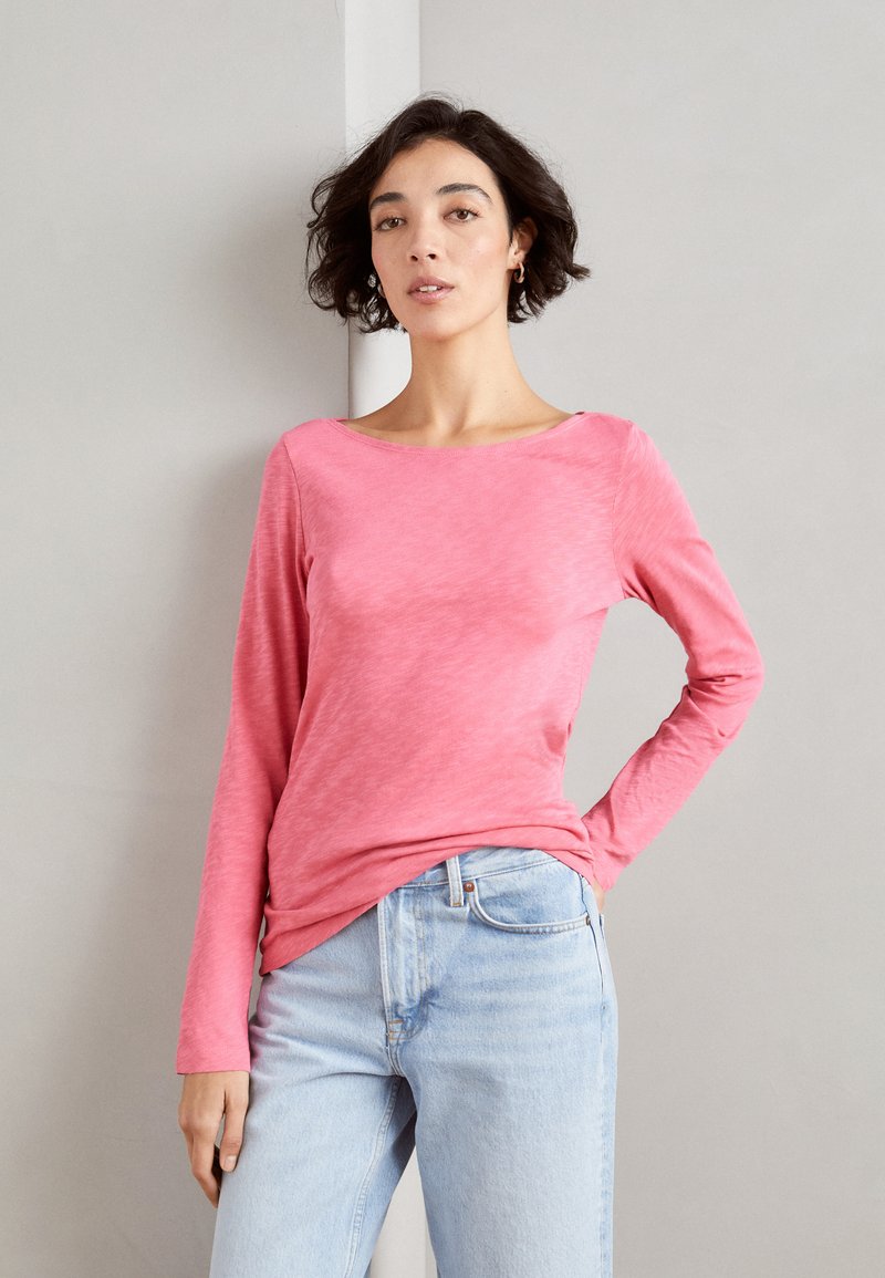 Marc O'Polo LONG SLEEVE BOAT NECK - Langarmshirt - rose pink/flieder ...