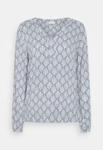 Kaffe AMBER JAS - Blúz - flintstone chalk/kék - Zalando.hu