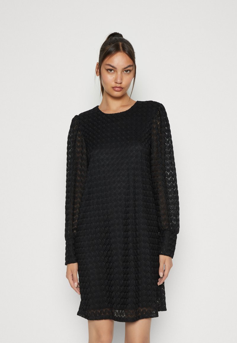 Vero Moda VMBECCA SHORT DRESS - Robe de jour - black/noir - ZALANDO.FR