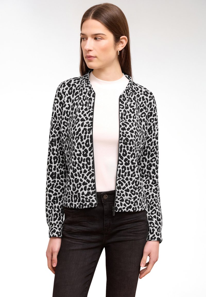 Street One Studio LEO - Zip-up sweatshirt - schwarz/black - Zalando