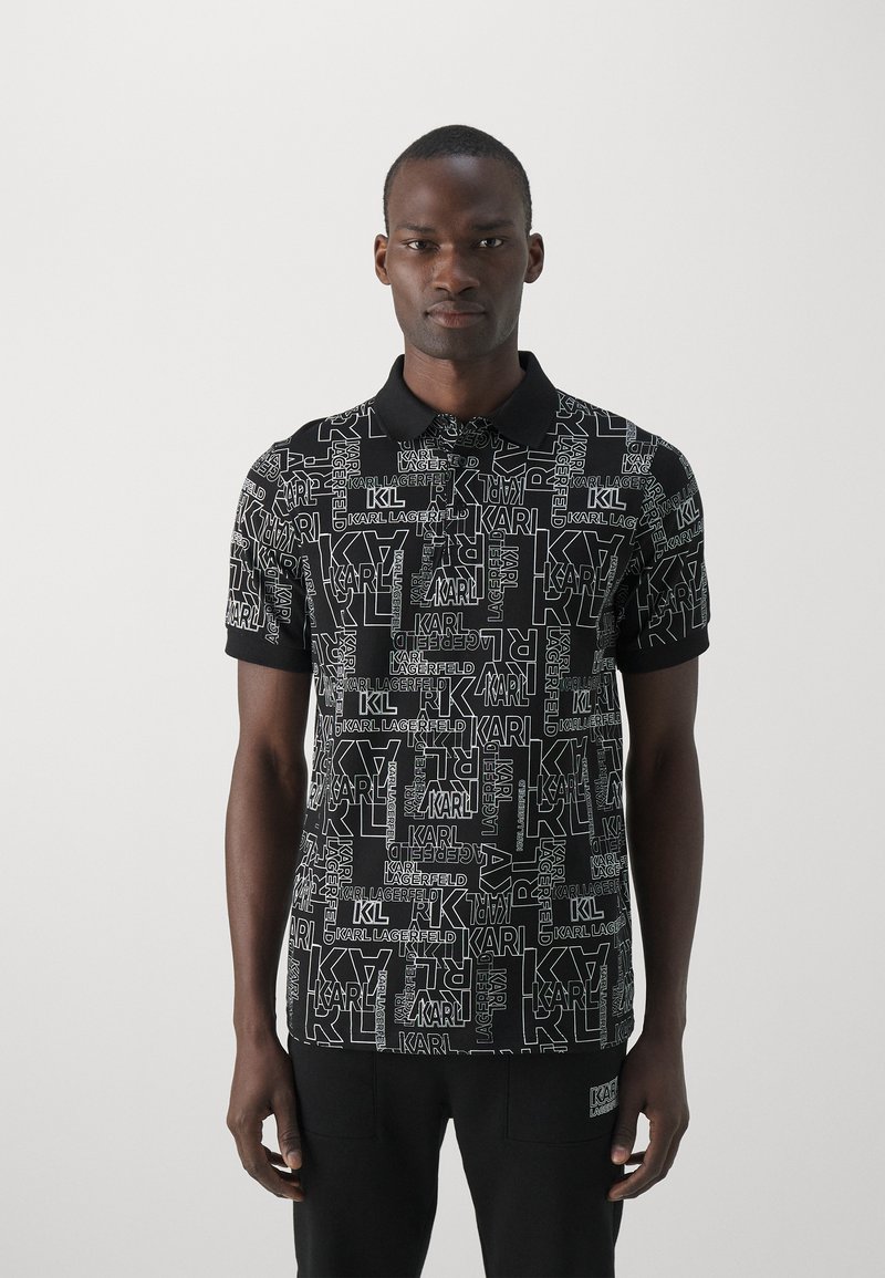 KARL LAGERFELD Polo - black/white/negro - Zalando.es