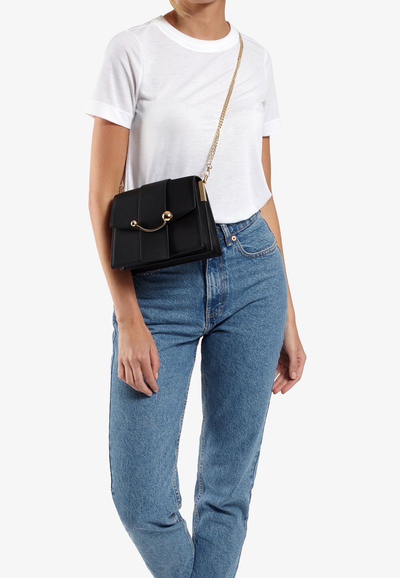 Strathberry BOX CRESCENT - Borsa a tracolla - black/nero - Zalando.it