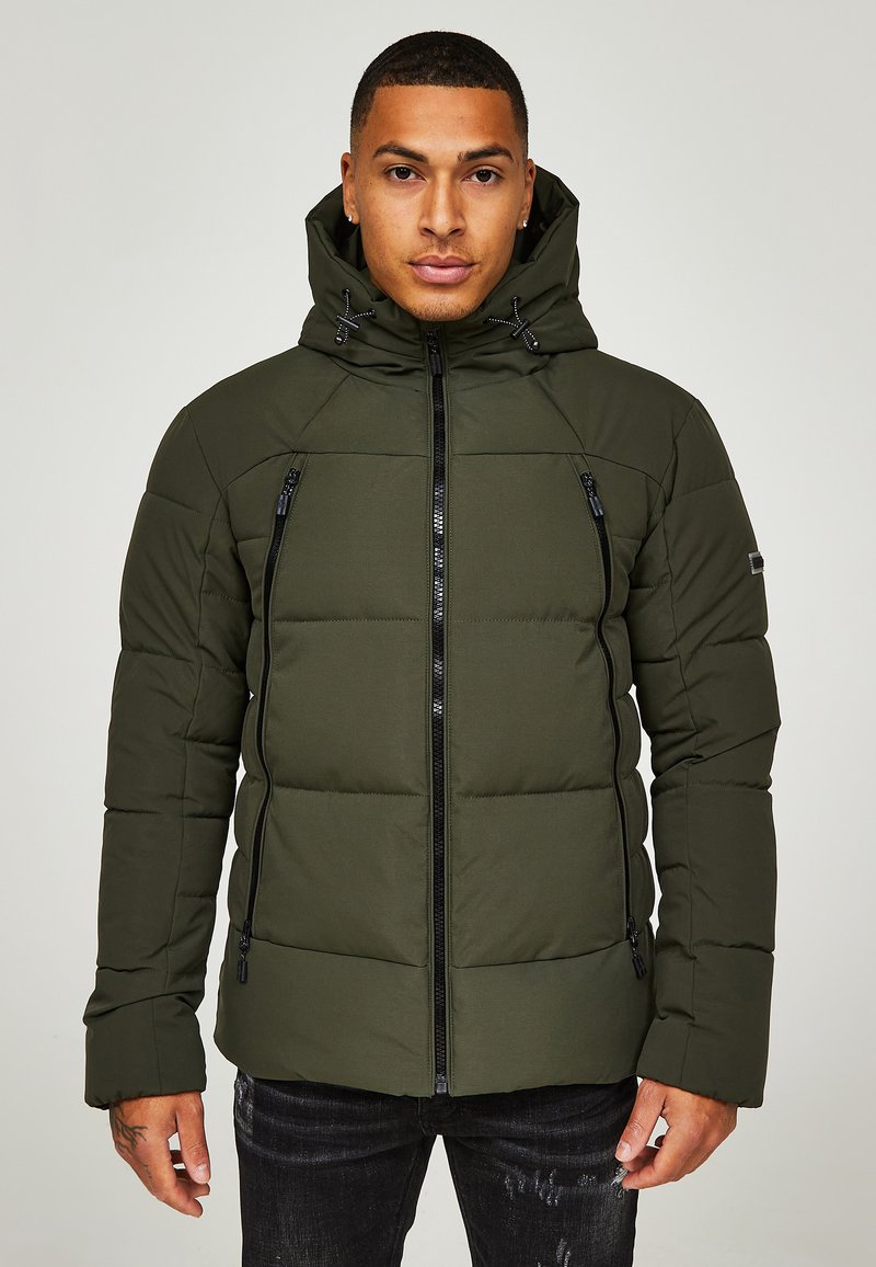 Kings Will Dream COLTON SHORT PUFFER JACKET - Winterjas - khaki/kaki ...