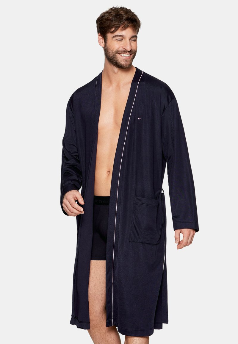 Eden Park Dressing gown - bleu/blue - Zalando.de