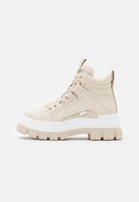 Buffalo VEGAN ASPHA MID - Platåstövletter - beige - Zalando.se