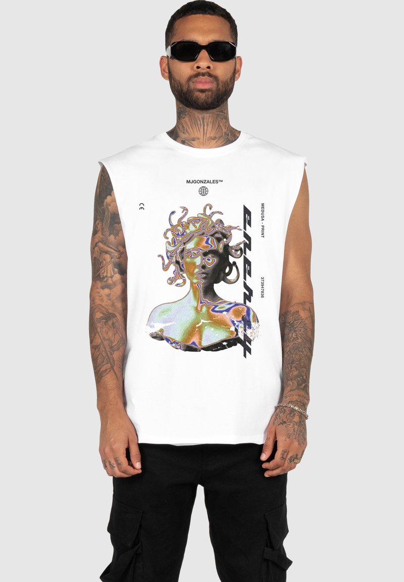 MJ Gonzales MEDUSA X SLEEVELESS - Top - white/weiß - Zalando.ch