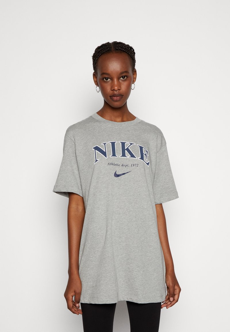 Nike Sportswear PHOENIX FLEECE PANT - Print T-shirt - grey - Zalando.co.uk