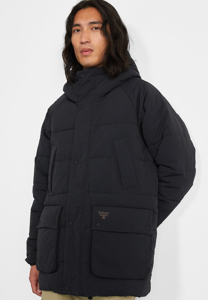 Barbour Beacon GLACIAL QUILT - Winter coat - black - Zalando
