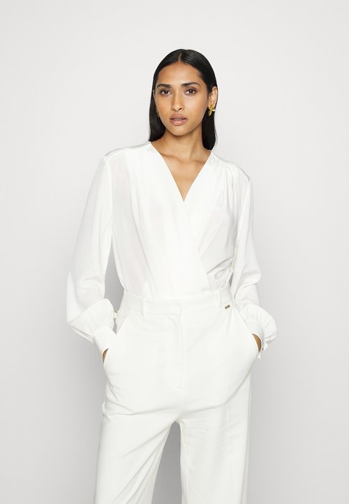 BOSS BANORAH - Langarmshirt - off white/offwhite - Zalando.ch