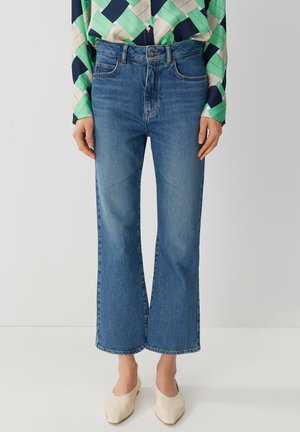 Triangle Flared Jeans - tiefblau/dark-blue denim - Zalando.ch